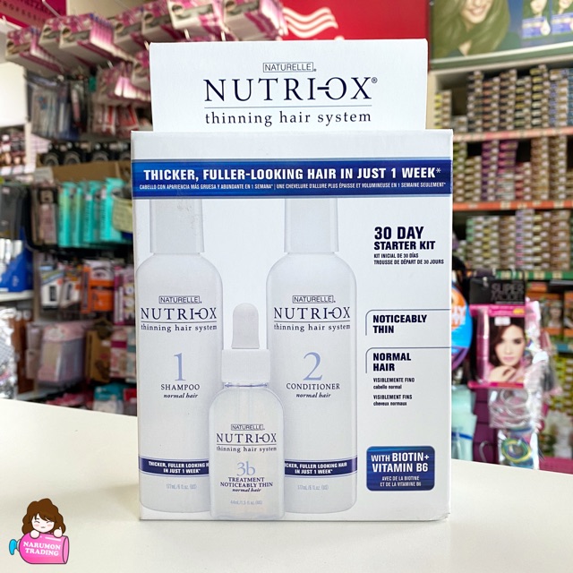 Nutriox Thinning Hair System Kit สำหรับผมธรรมชาติ | Shopee Thailand