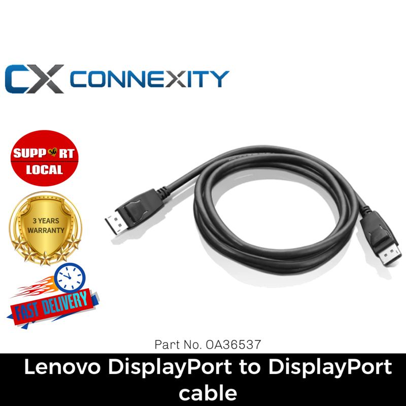 สาย Lenovo DisplayPort เป็น DisplayPort 0A36537 สาย Lenovo สาย ...