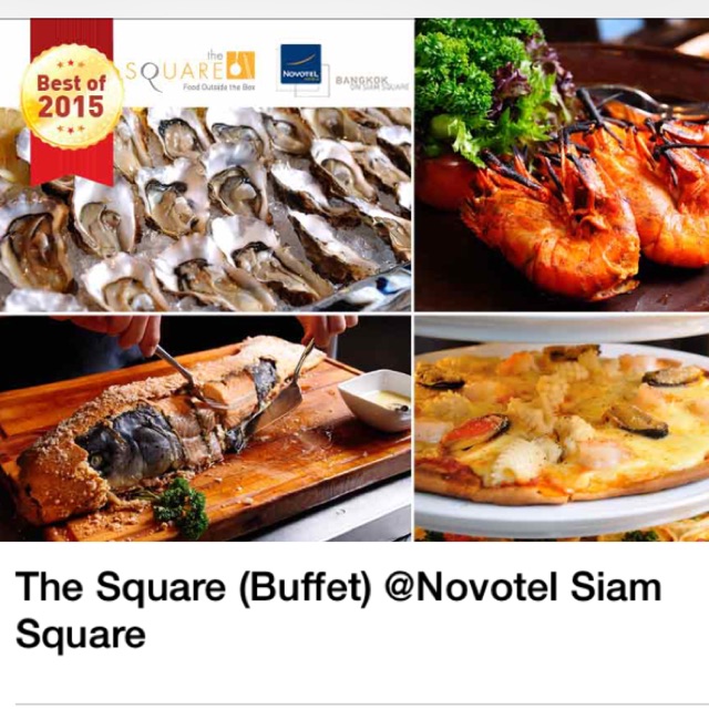 The square (buffet) @Novotel Siam | Shopee Thailand