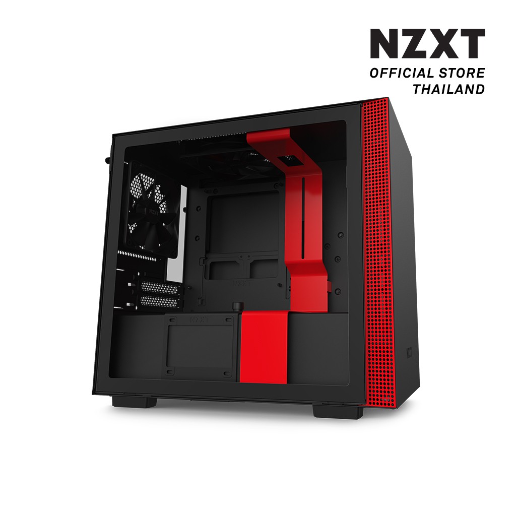 NZXT CASE H210 Mini-ITX - RED Tempered Glasss | Shopee Thailand