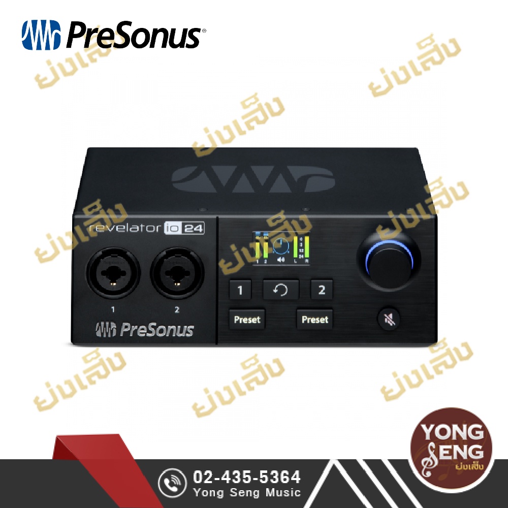 PreSonus Revelator io24 Audio Interface ออดิโออินเตอร์เฟส ฟรี ซอฟต์แวร์ ...
