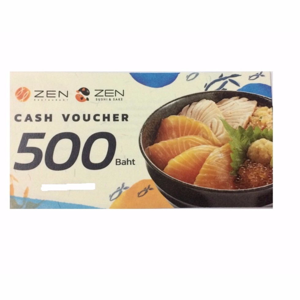 Voucher Zen มูลค่า 500 บาท | Shopee Thailand