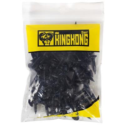 สกรูไดร์วอลล์หัวเรียบ-TSS|GIANT-KINGKONG--รุ่น-DW634-100-ขนาด-6-x-3|4-นิ้ว-(100-ตัว)-สีดำ Flat ...