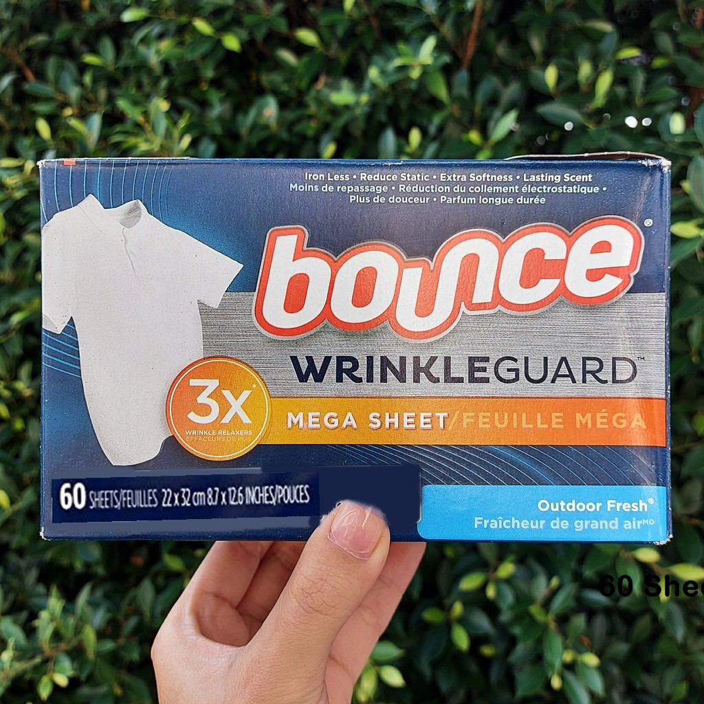 แผ่นอบผ้า ลดรอยยับ กลิ่นหอมสดชื่น แผ่นใหญ่ขึ้น WrinkleGuard Mega Sheet ...