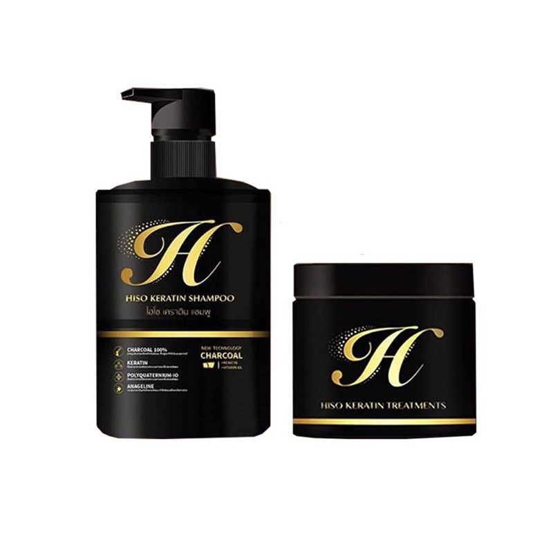 หมักผมHiso Keratin Treatment ไฮโซเคราติน แชมพู&ทรีทเม้นท์ (เพิ่มปริมาณ300ml.) | Shopee Thailand