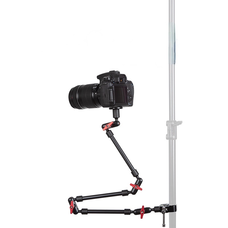 อลูมิเนียม Magic Arm Articulated 32 นิ้วปรับ Extension Bracket w ...