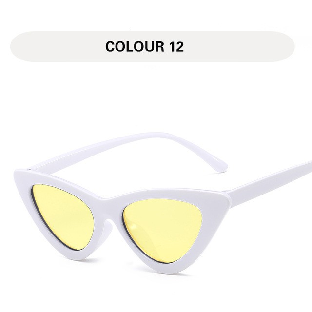 Lonsy Fashion Cute Sexy Ladies Cat Eye Sunglasses Women Vintage Retro
