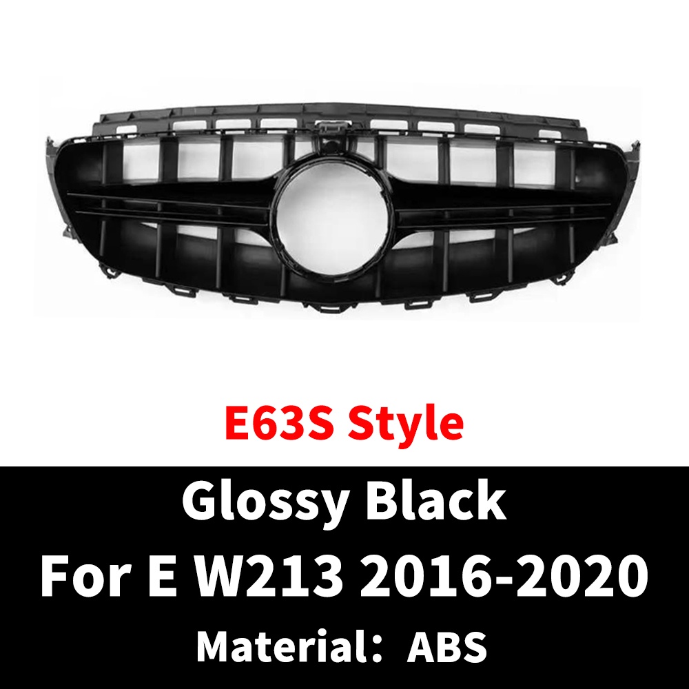 กระจังหน้ากันชนหน้า E63 GT สําหรับ Mercedes W213 C238 A238 Benz E E300 E200 E260 2016-2020 ...