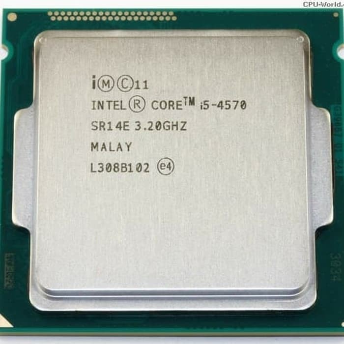 โปรเซสเซอร์ Intel I5-4590 CORE LGA 1150 3.20 GHZ+ พัดลม PROC I5/PRO41 ...