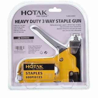 HOTAK 3-Way Staple Gun แม็กยิงบอร์ด เครื่องยิงลวด เครื่องยิงไม้ สำหรับ ...