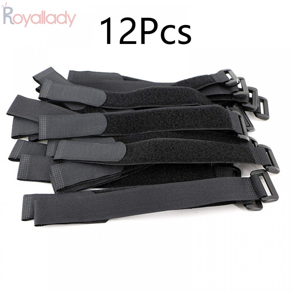 #ROYALLADY#Cable Ties Accessories Hook & Loop Tidy Straps Reusable ...