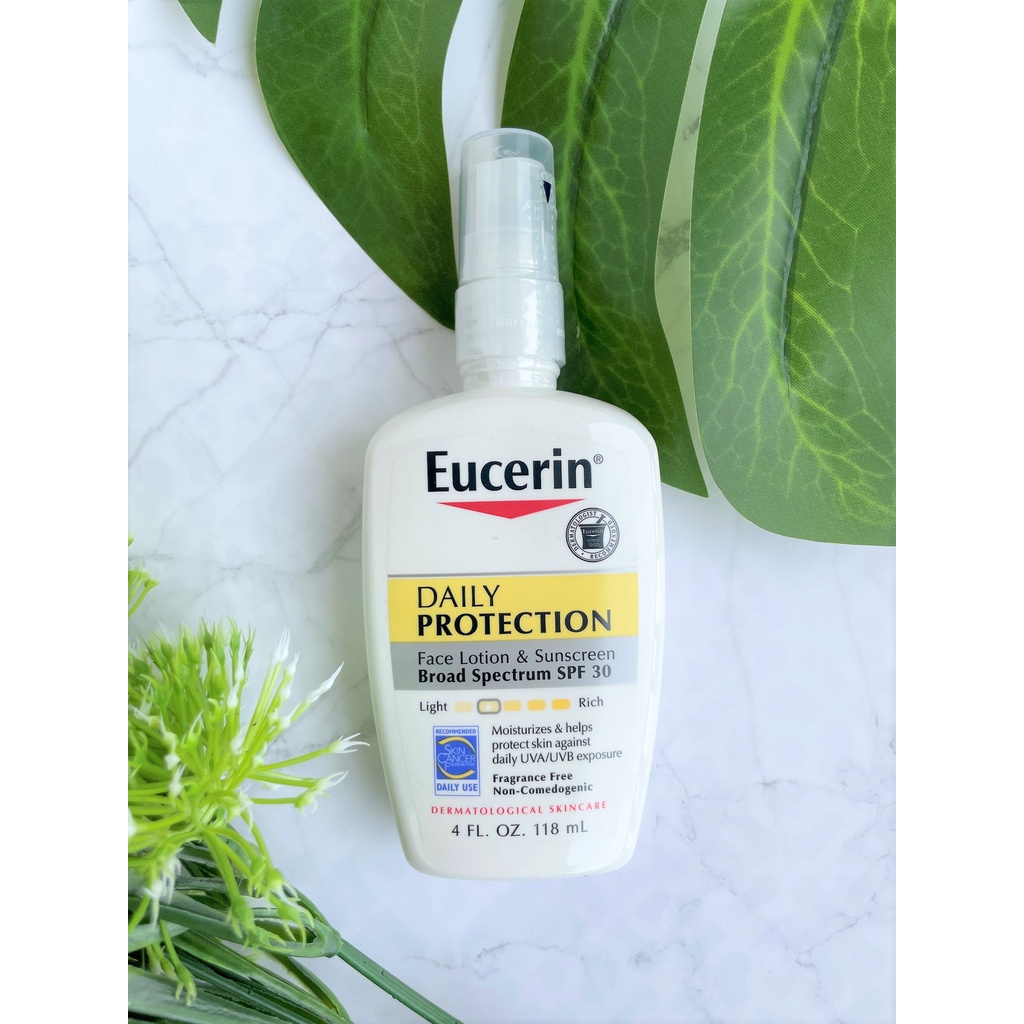 Exp.2024 Eucerin Daily Protection Face Lotion & Sunscreen, SPF 30 ...