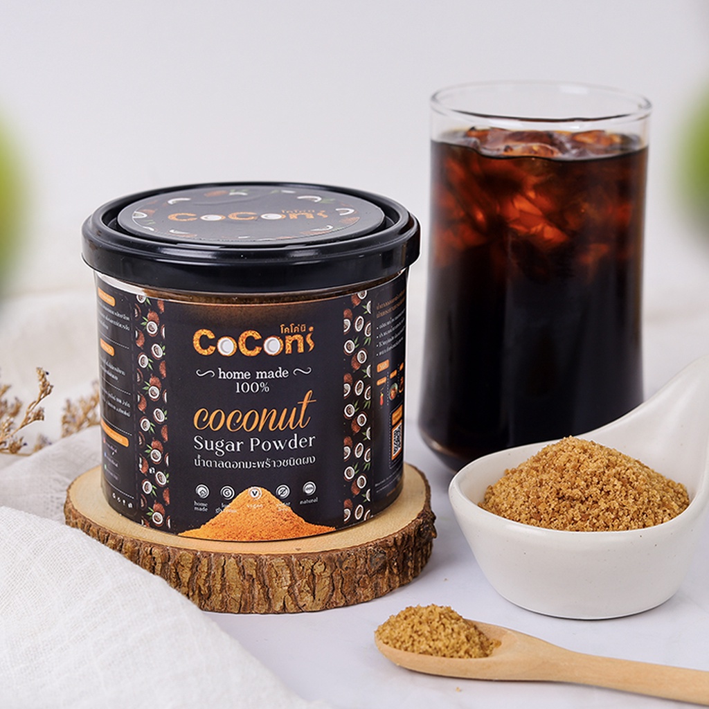 Coconi น้ำตาลดอกมะพร้าวแท้ชนิดผง Coconi ขนาด 160 กรัม เหมาะสำหรับคนรัก ...