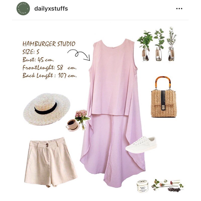 เสื้อแขนกุด Hamburger Studio | Shopee Thailand