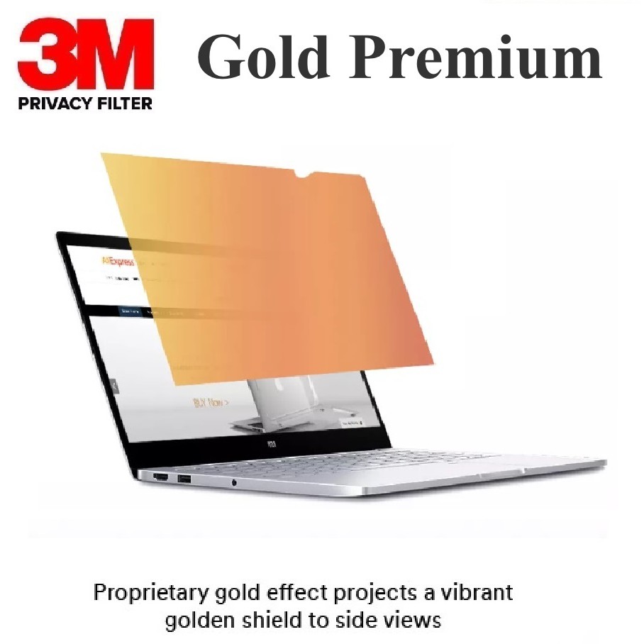 3M™Gold Privacy Filter แผ่นจอกรองแสง 13.3-15.6นิ้ว | Shopee Thailand