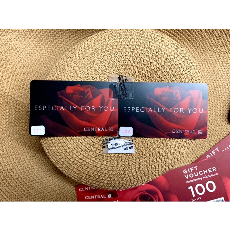 CENTRAL GIFT CARD บัตรของขวัญเซ็นทรัล มูลค่า 500 บาท | Shopee Thailand