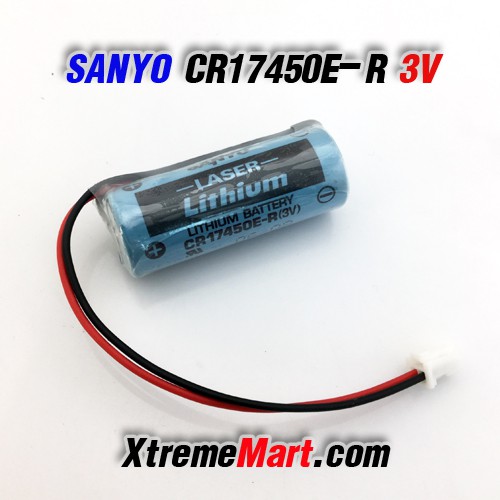 แบตเตอรี่ Sanyo CR17450E-R 3V 2500mAh Li-ion PLC Industrial Battery ...