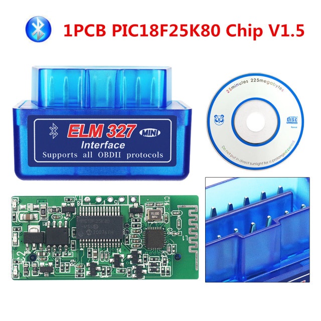 เครื่องสแกนเนอร์ Obd2 ELM327 V1.5 WIFI OBD 2 สําหรับรถยนต์ OBDII ELM ...