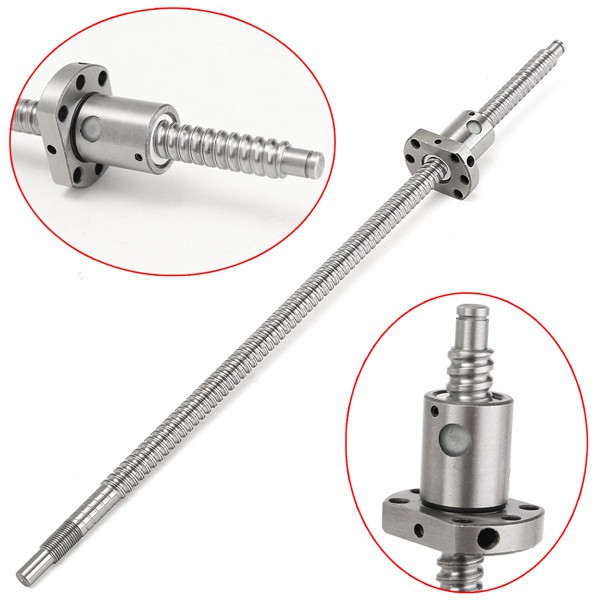 SFU1204 400mm Ball Screw กับ SFU1204 Ballnut เดี่ยวสำหรับชิ้นส่วน BK ...