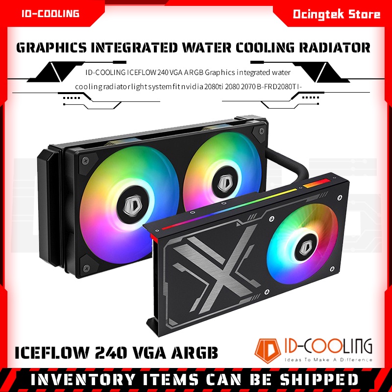 Id - Cooling Iceflow 240 Vga Argb Graphics ระบบระบายความร้อน Nvidia ...