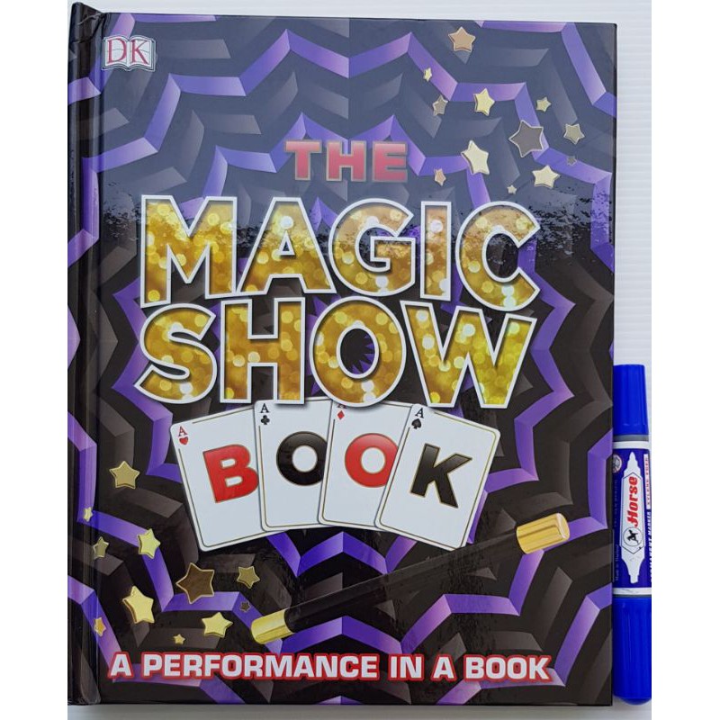 The Magic show book (ปกดำม่วง)A performance in a book | Shopee Thailand
