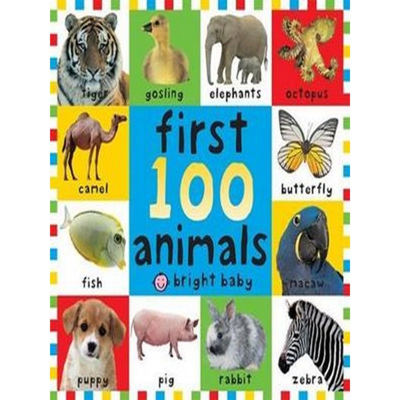 Asia Books หนังสือภาษาอังกฤษ BRIGHT BABY: FIRST 100 ANIMALS | Shopee ...