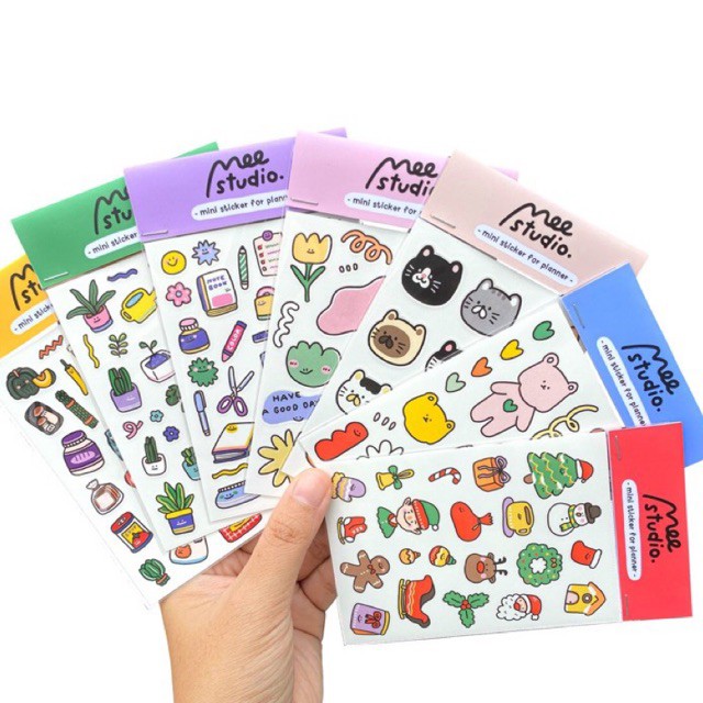 mini sticker ขนาด A7 | meestudio | Shopee Thailand