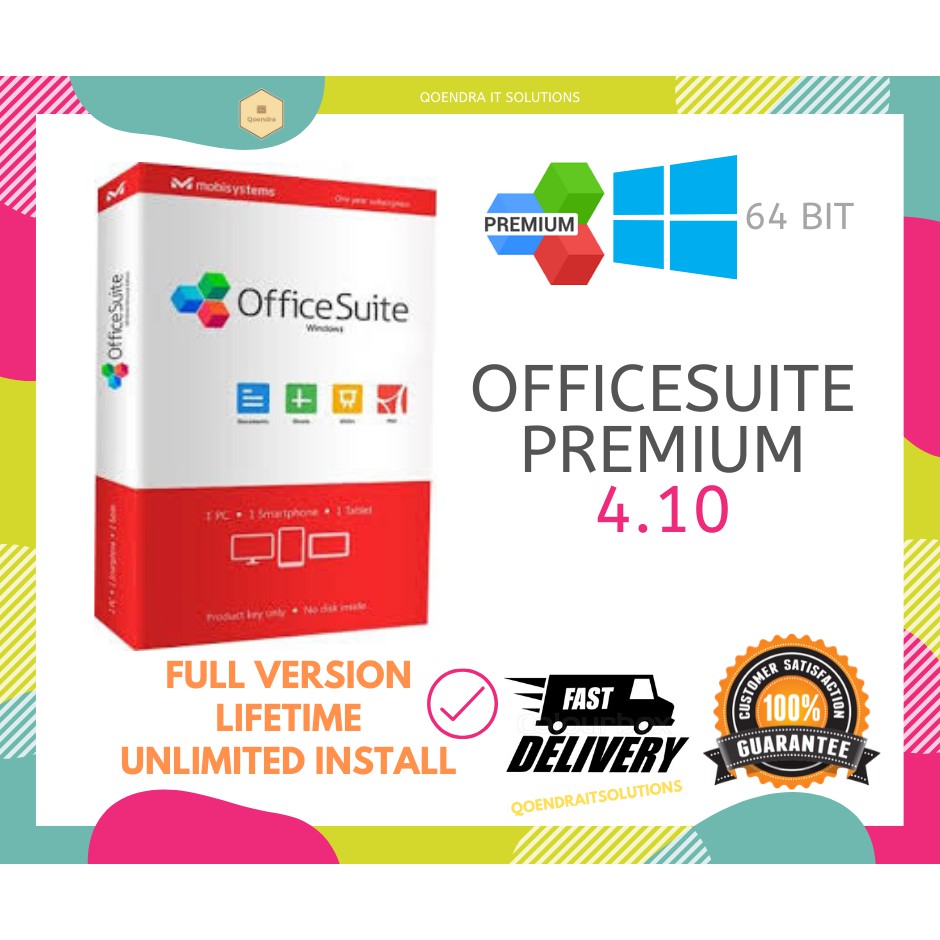 [SCS]PC 2020 OfficeSuite V4.10 Premium | Full Version | Lifetime | Shopee Thailand