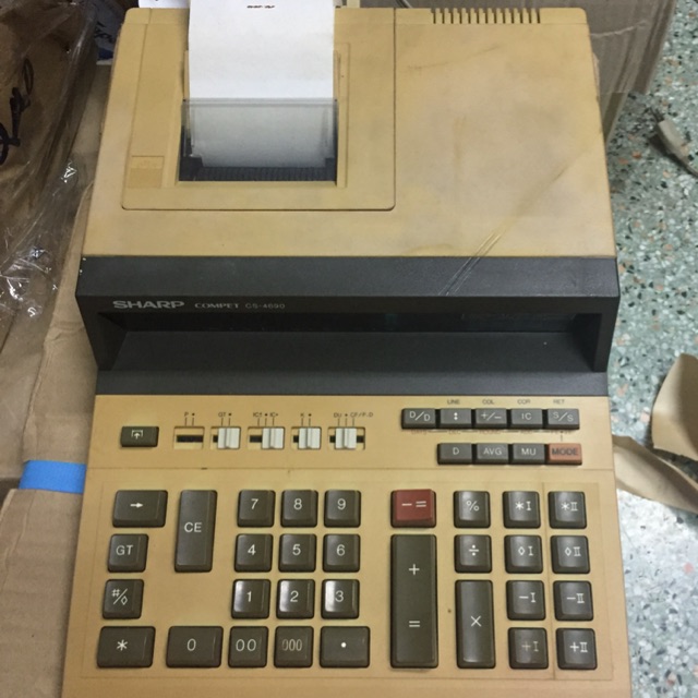 เครื่องคำนวณเลข SHARP COMPET CS-4690 | Shopee Thailand