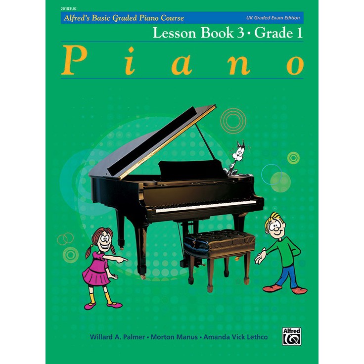 Alfred's Basic Graded Piano Course, Lesson Book 3 (20183UK) | Shopee ...