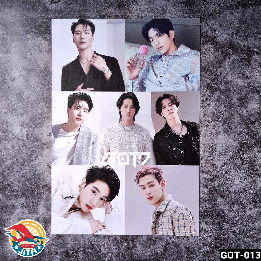 Poster A3 โปสเตอร์ GOT7 ขนาด A3 (ใหญ่กว่า A4) 42x29 cm Mark JB Jackson Jinyoung | Shopee Thailand