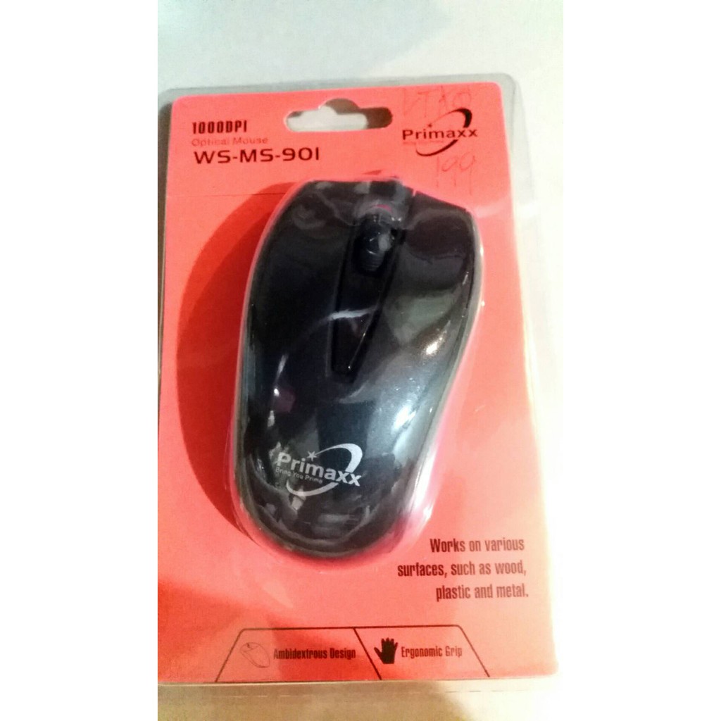 Primaxx เมาส์ แบบสาย USB Optical Mouse รุ่น WS-MS-901 | Shopee Thailand