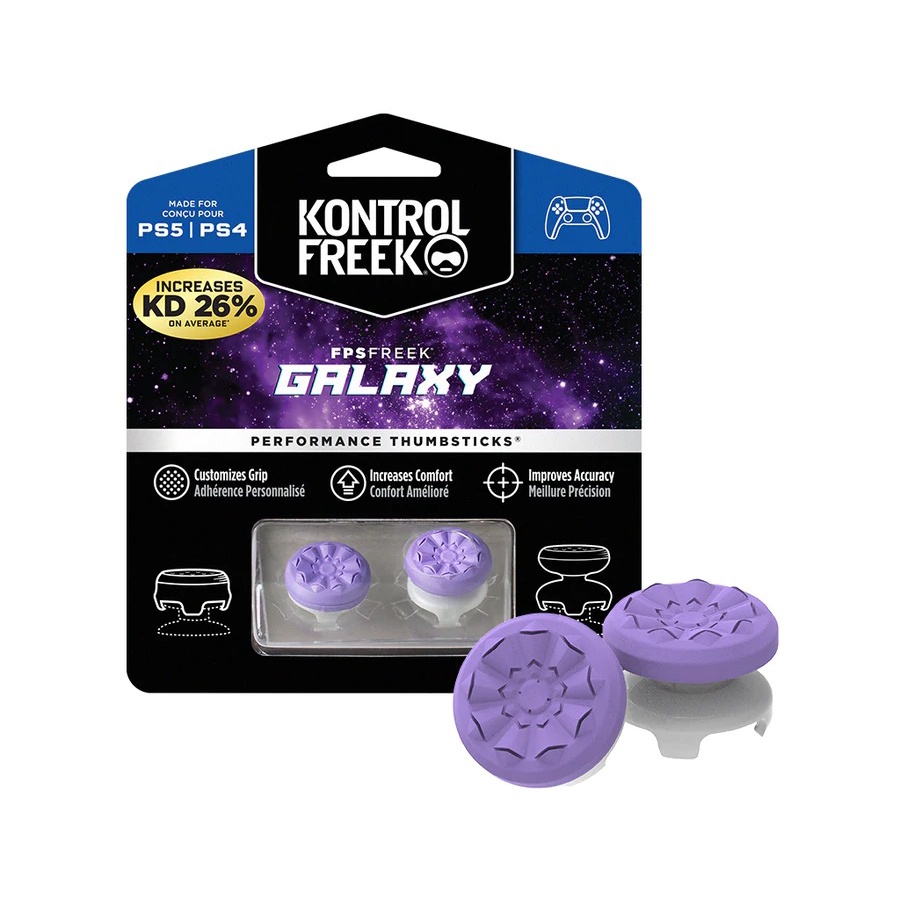 KontrolFreek - FPS Freek Galaxy (Purple) For PS5/PS4 Controller (ของแท้ ...