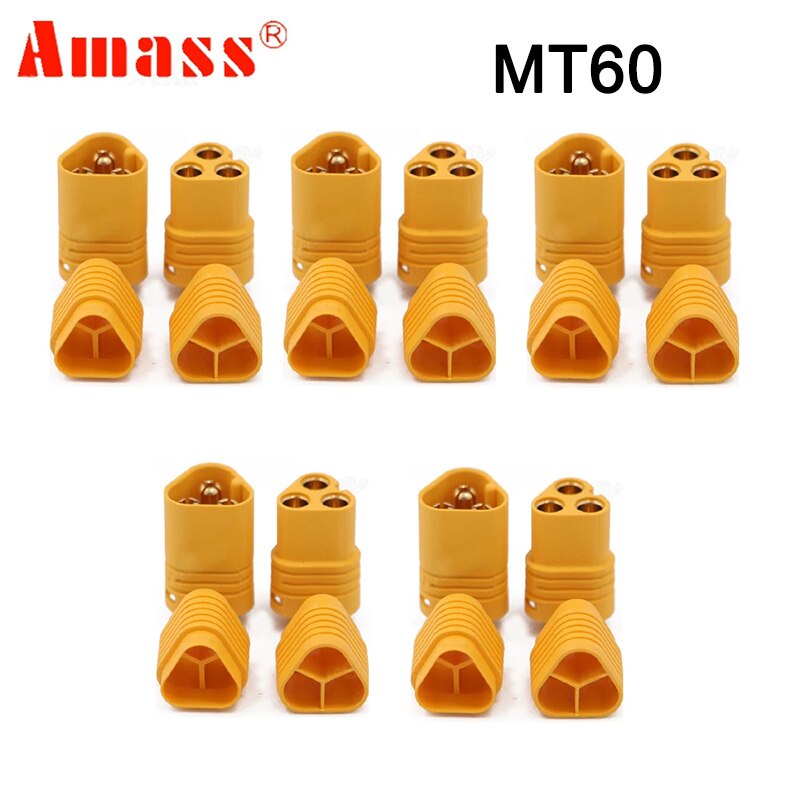 ปลั๊กเชื่อมต่อ Amass XT90S XT90 XT60 XT60H XT30 MR30 MR60 MT30 MT60 XT60I XT60W XT60PW XT30PW T ...
