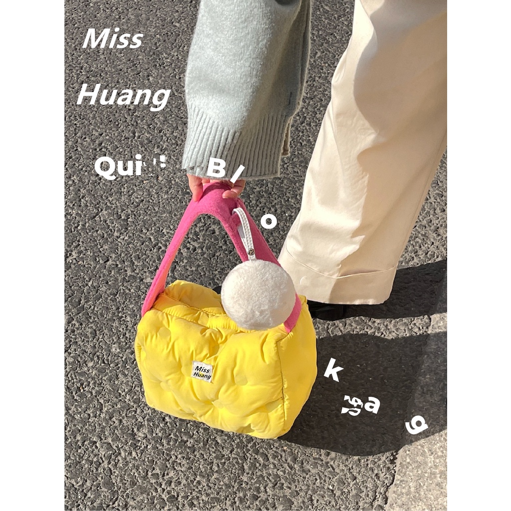 ตื่นขึ้นมา《กล่องเค้กไข่แพคเกจ》QuicheBlockBagกระเป๋าสี่เหลี่ยมไขมันเนื้อ ...