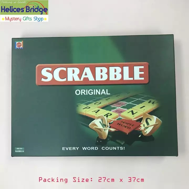 เกมกระดาน Scrabble เกมครอสเวิร์ด เกมคํา TAPPLE | Shopee Thailand