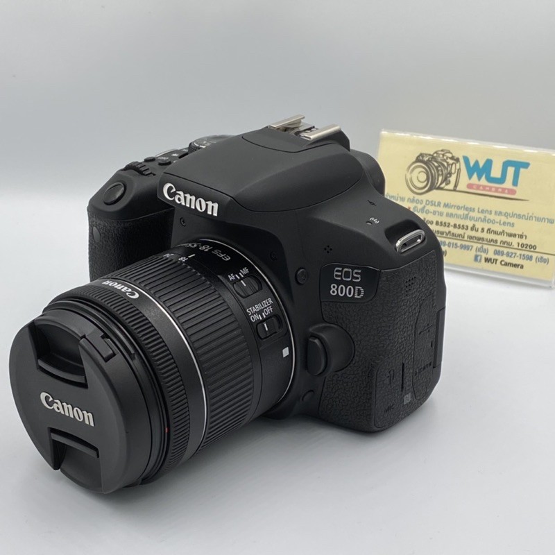 CANON EOS 800D+LENS CANON 18-55mm is stm | Shopee Thailand