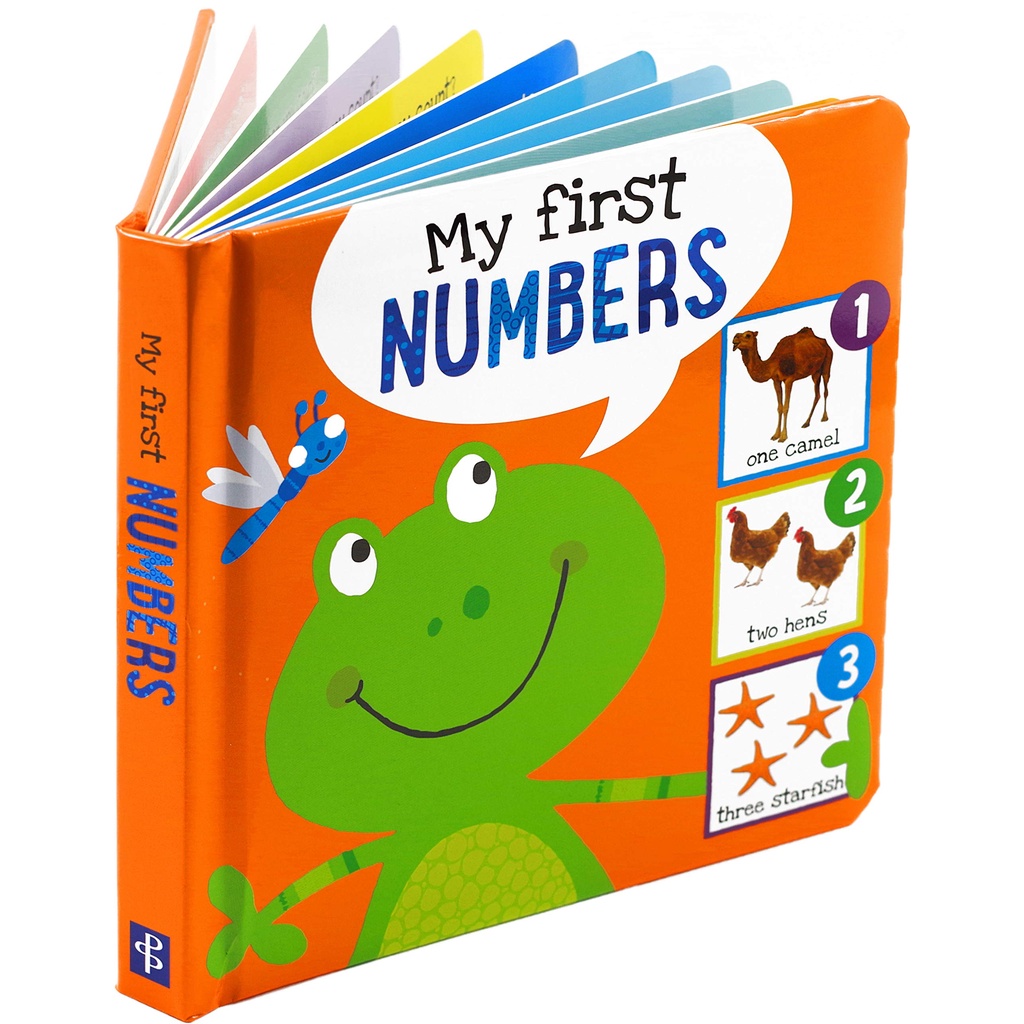 My First Numbers หนังสือเด็ก ภาษาอังกฤษ บอร์ดบุ๊ค เรียนรู้ตัวเลข Board ...