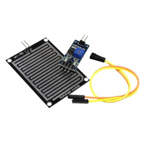🔥ลด 50% ใส่โค้ด INC8LZ3🔥 เซนเซอร์น้ำฝน ความชื้น Rain / Water Detection Sensor Module พร้อมสายไฟ ...