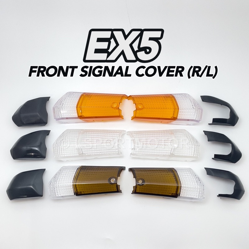 ฝาครอบป้ายด้านหน้า HONDA EX5 (R/L) เลนส์ป้าย DEPAN EX5 HIGHPOWER EX5 ...