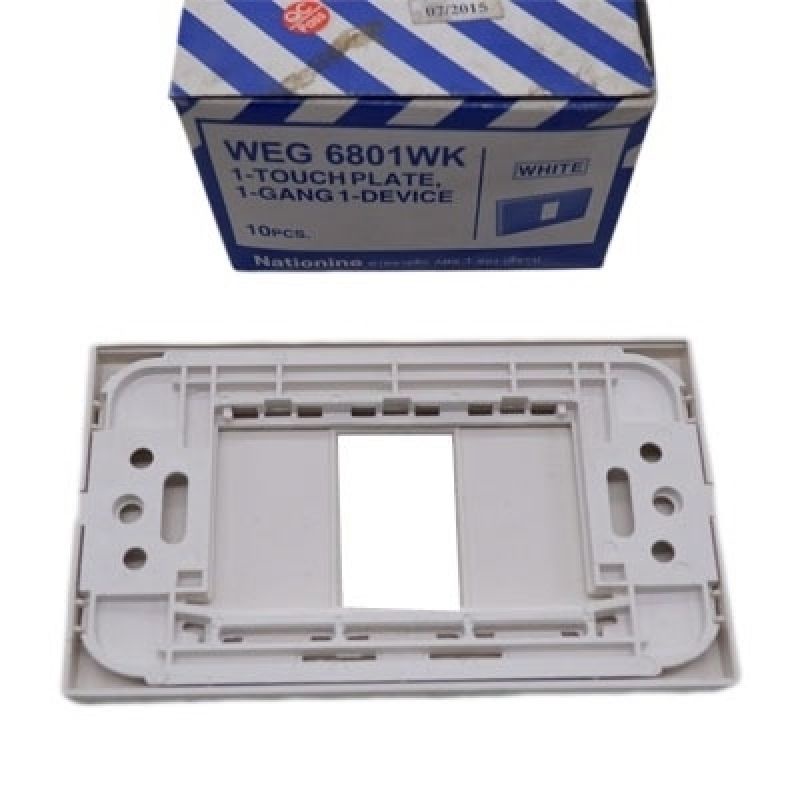 PANASONIC WIDE SERIES WEG-6801WK หน้ากากพลาสติก 1 ช่อง ขาว | Shopee ...