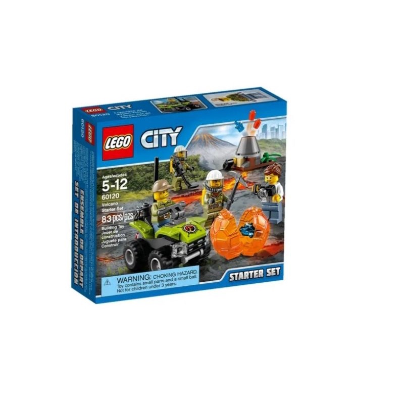 LEGO City 60120 Volcano Starter Set | Shopee Thailand