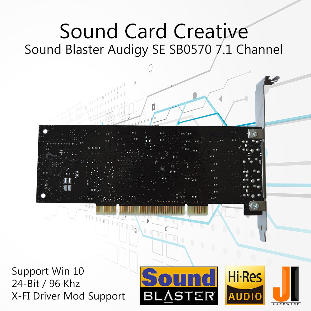 Sound Card Creative Sound Blaster Audigy SE SB0570 7.1 Channel (PCI) มือสอง | Shopee Thailand