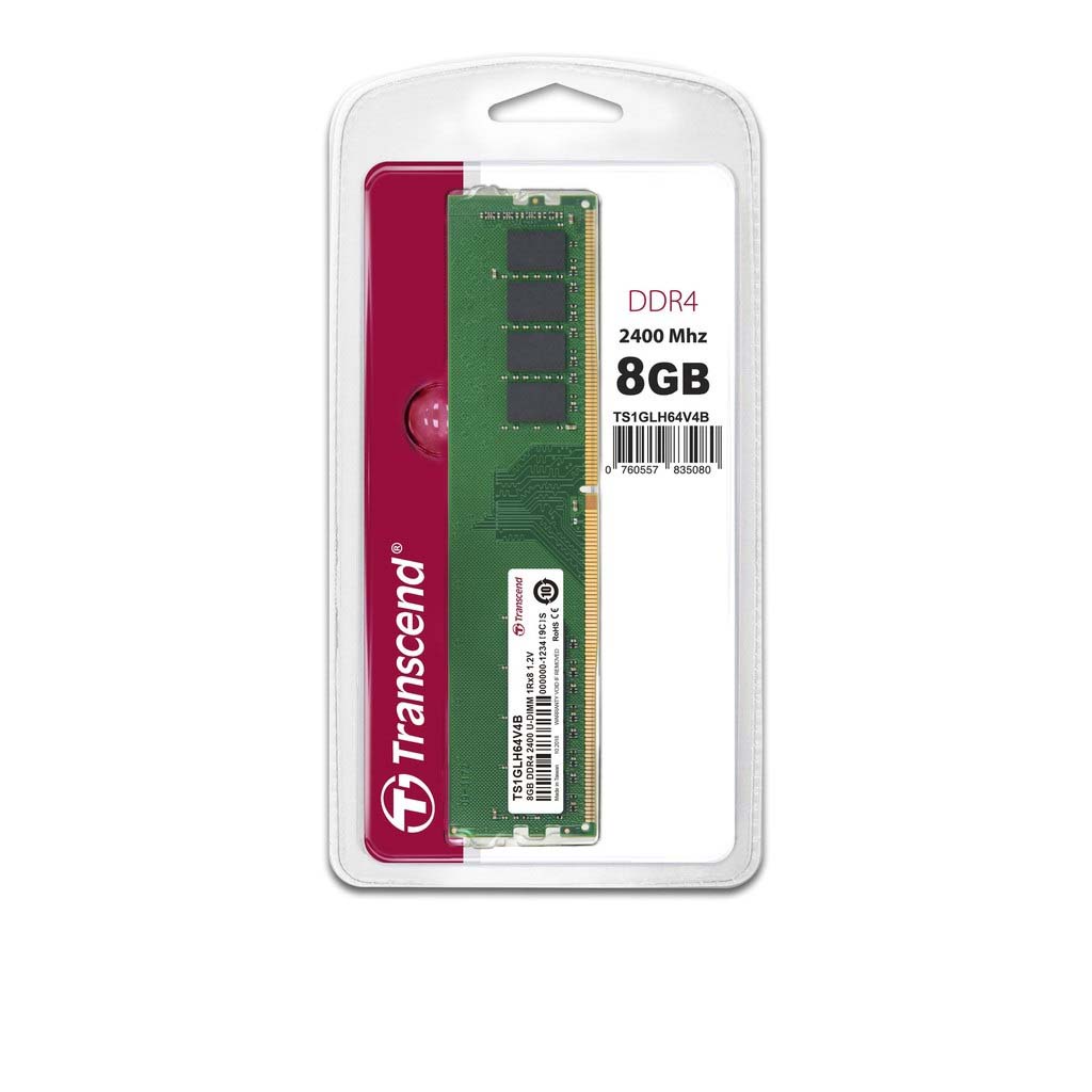 Transcend RAM-Memory DDR4 2400 U-DIMM 8GB : Premium Grade : รับประกัน ...