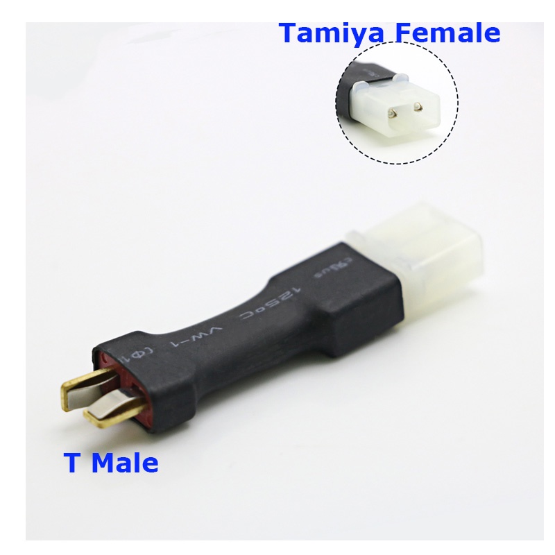อะแดปเตอร์ปลั๊กเชื่อมต่อแบตเตอรี่ XT30 XT60 XT90 Traxxas T Plug Deans EC5 EC3 Female to Male HXT ...