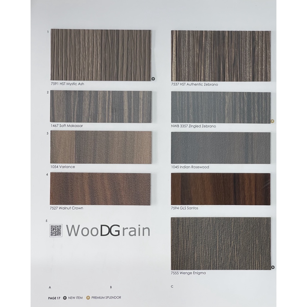 แผ่นลามิเนต Splendor ลายไม้ Wood Grain (Page 17) ขนาด 120 x 240 ซม. หนา ...