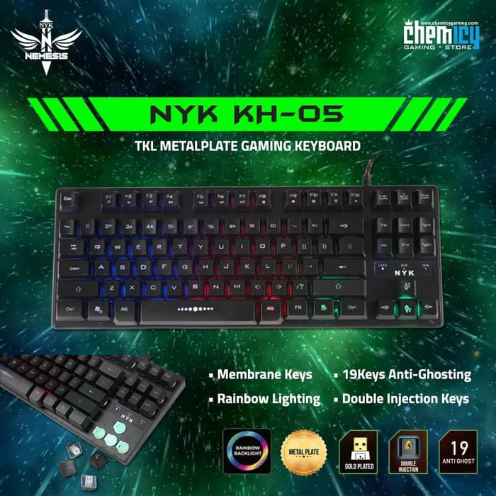 Nyk KH05 / KH-05 TKL RGB Gaming Keyboard | Shopee Thailand