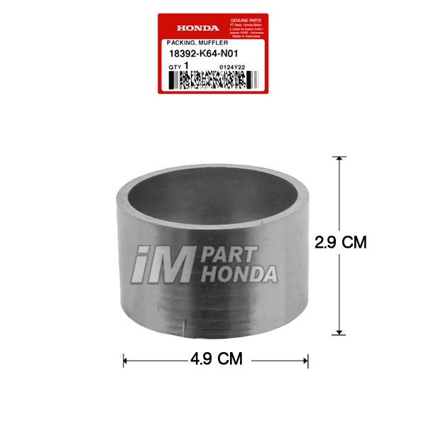 18392-k64-n01 Asbestos ท่อไอเสียกลาง CBR 250 RR LED | Shopee Thailand