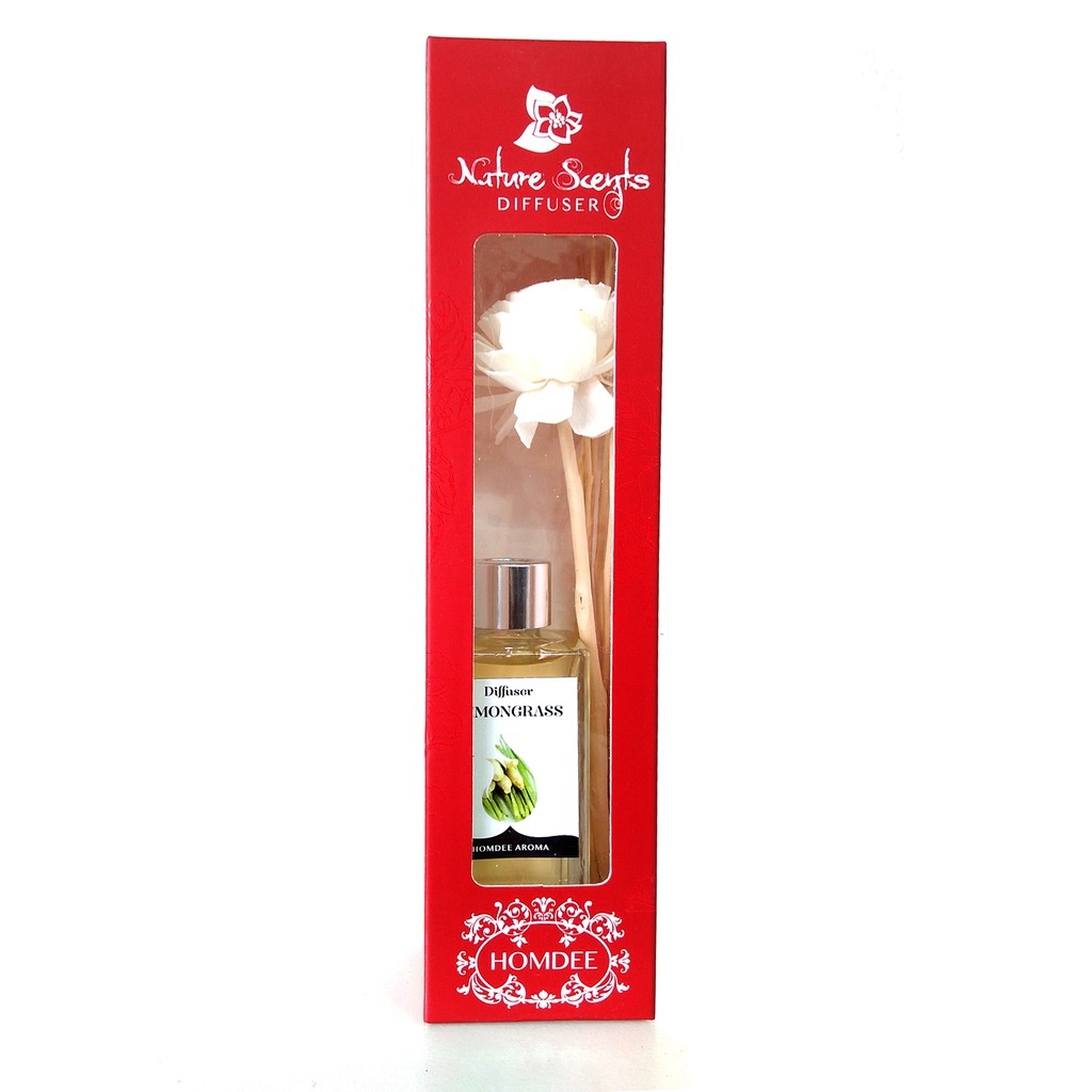 HomDee Aroma ก้านไม้หอม เซ้ทพร้อมก้าน ขนาด 50 ML | Shopee Thailand