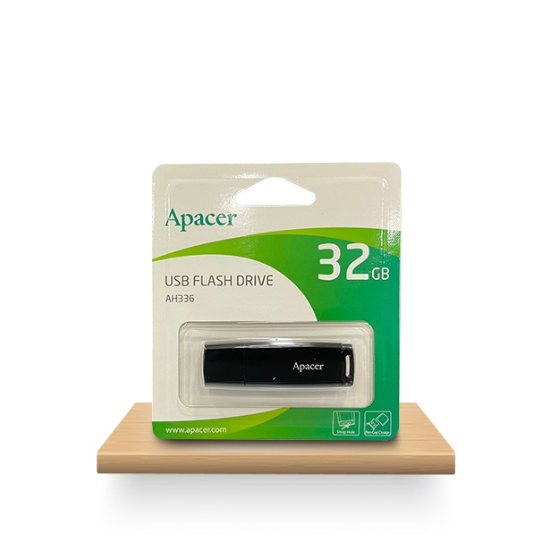 แฟลชไดร์ฟ Apacer USB FLASH DRIVE AH336 ที่เก็บข้อมูล 32GB ของแท้ 100% Hi-Speed ส่งฟรี เก็บเงิน ...